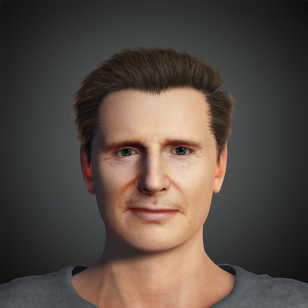 3D Liam Neeson Rigged Ready For Animation Model - TurboSquid 2058224