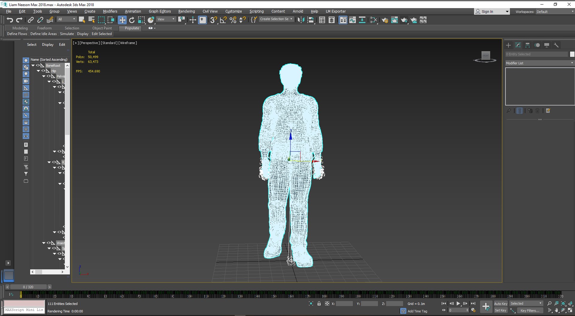 3D Liam Neeson Rigged Ready For Animation Model - TurboSquid 2058224