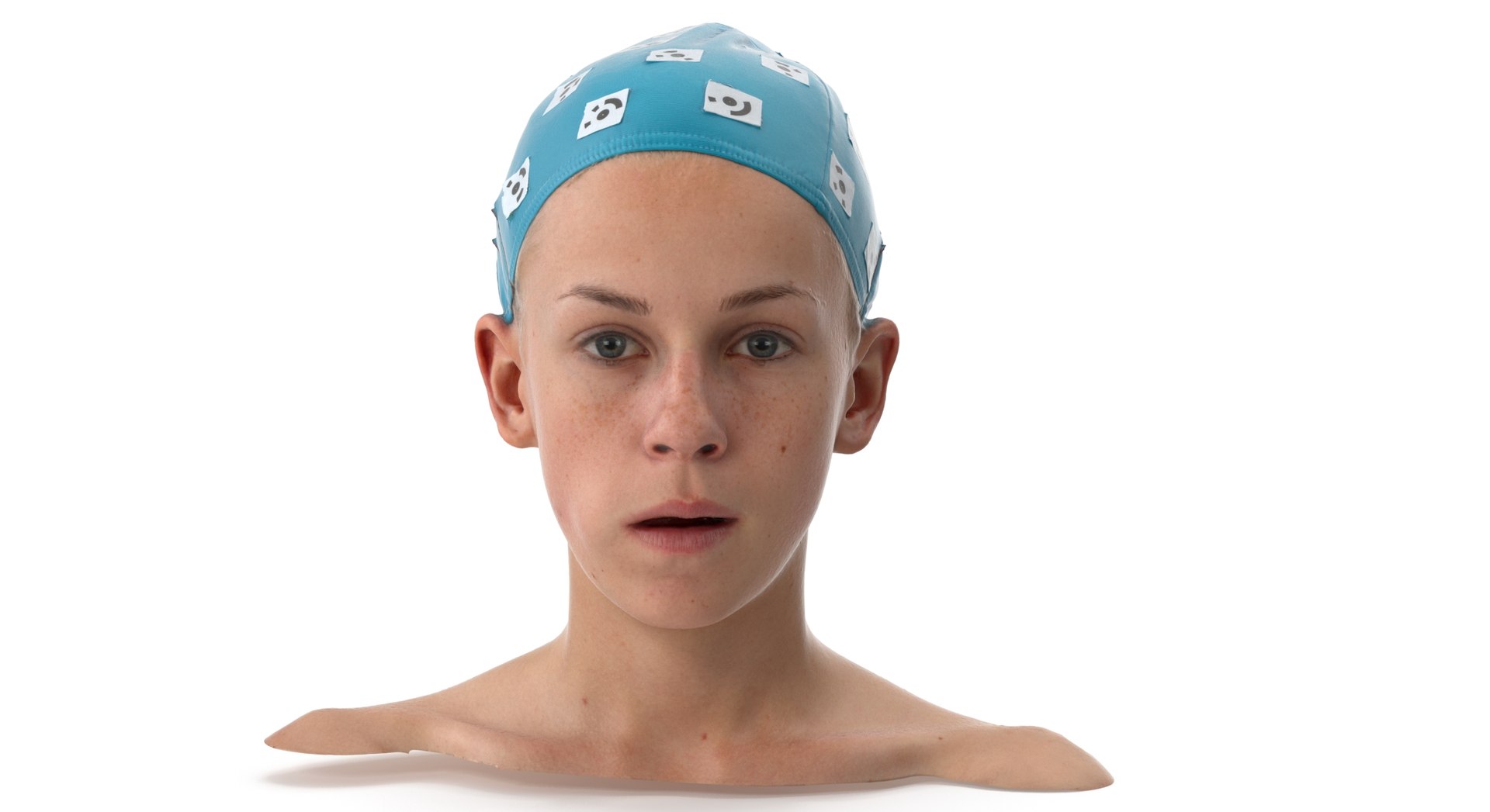 3D Rhea Human Head Tongue - TurboSquid 1655068