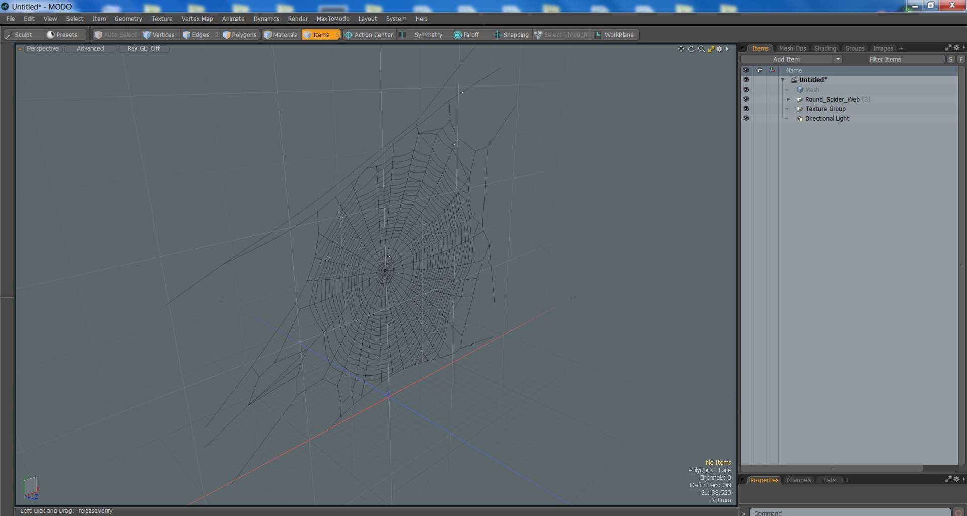 3D Round Spider Web Model - TurboSquid 2206787