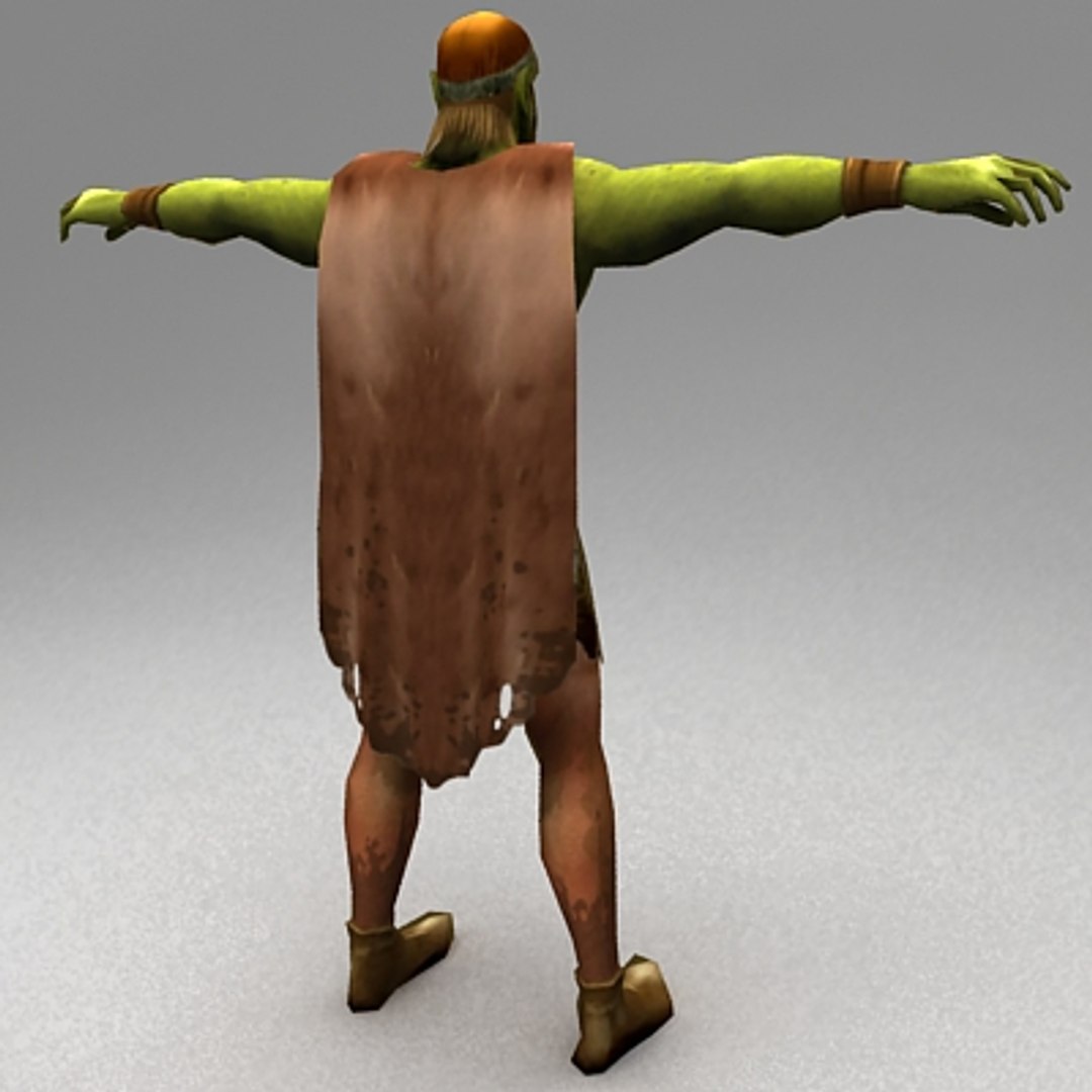 Maya Rigged Orc Warrior