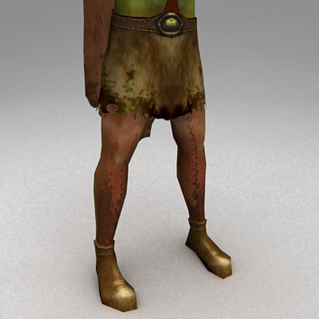 Maya Rigged Orc Warrior