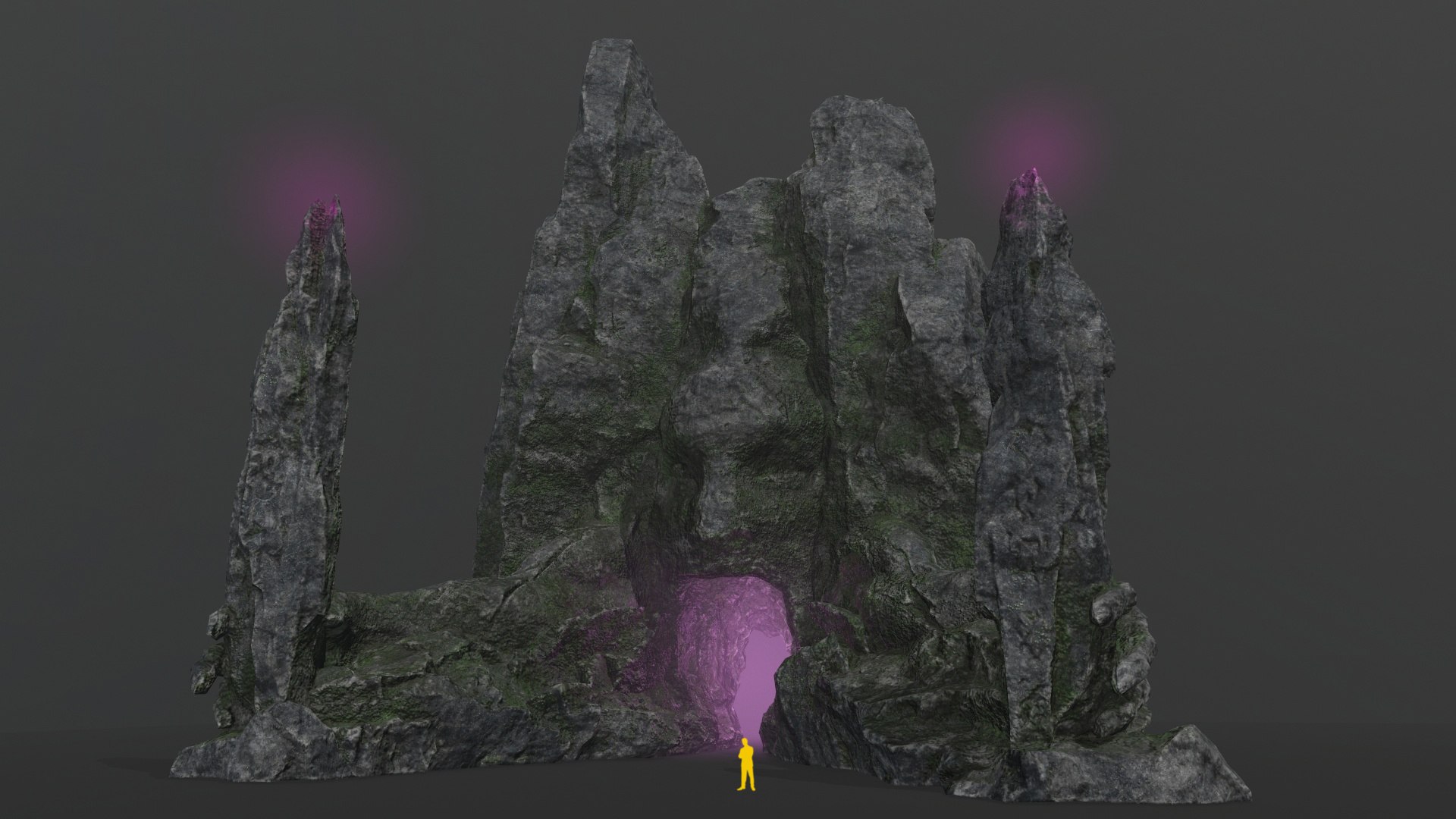 3D Rock Gate - TurboSquid 2144540