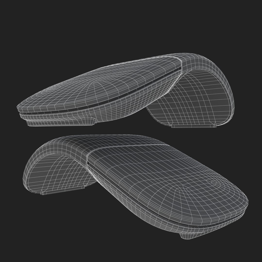 3D Model Microsoft Surface Arc Mouse - TurboSquid 1181170