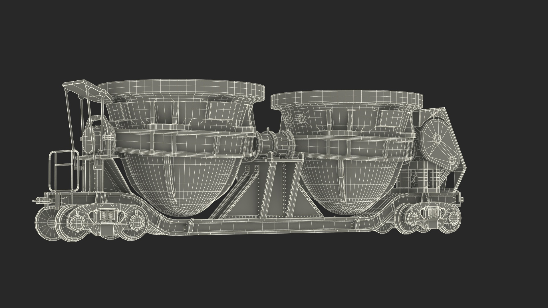 3D Model Slag Pot Carriers Collection - TurboSquid 2200249
