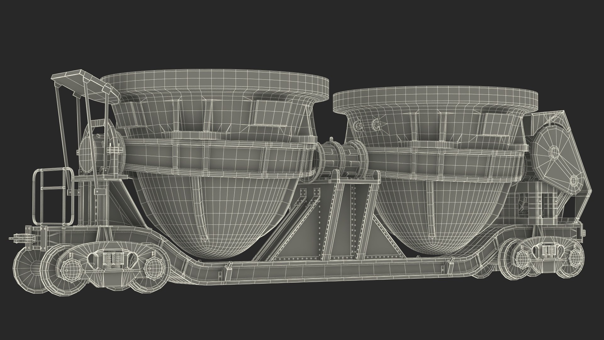 3D Model Slag Pot Carriers Collection - TurboSquid 2200249