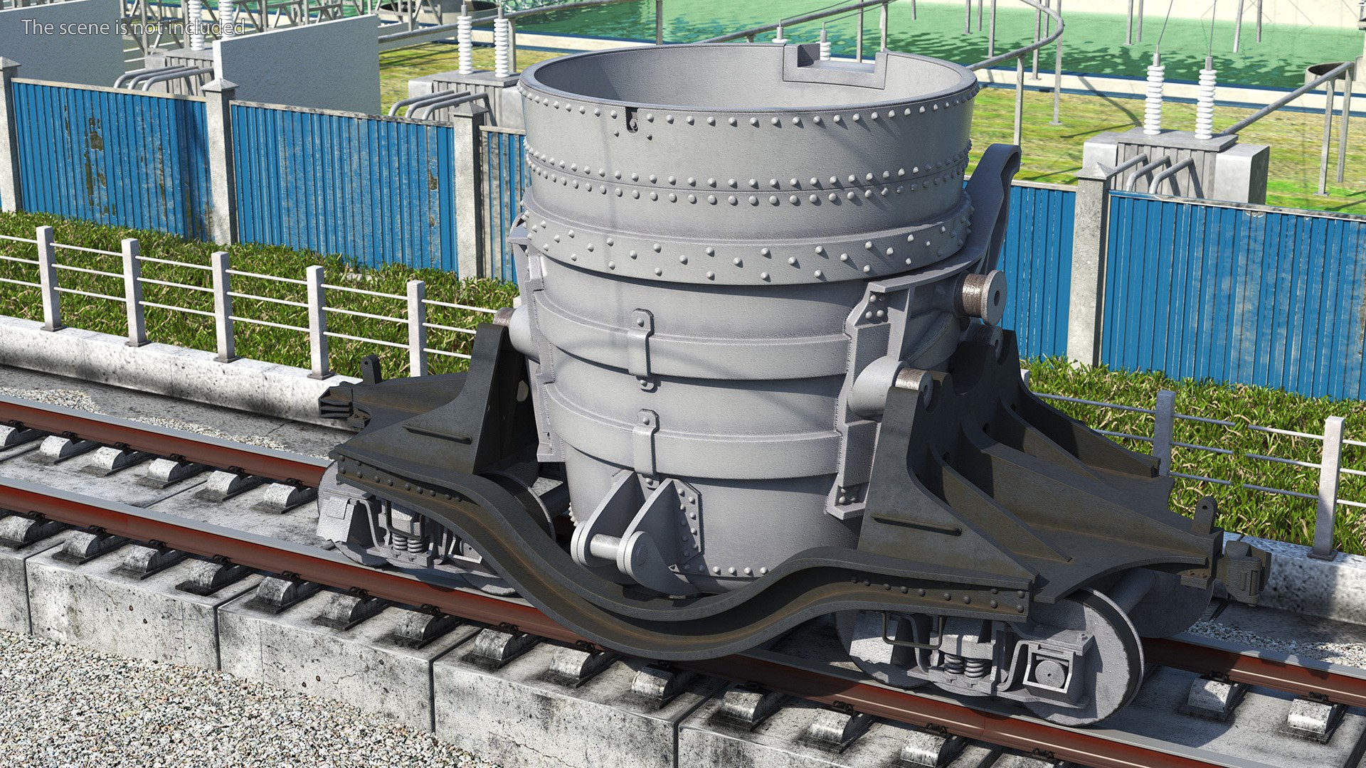 3D Model Slag Pot Carriers Collection - TurboSquid 2200249