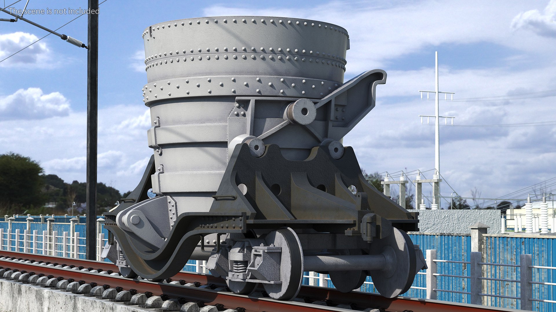 3D Model Slag Pot Carriers Collection - TurboSquid 2200249