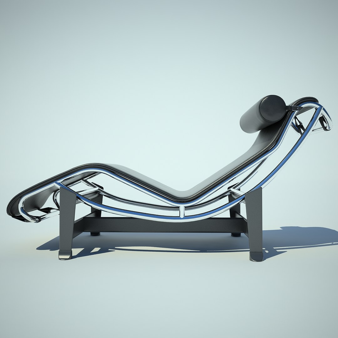 3d Chaise Longue Cowhide Model