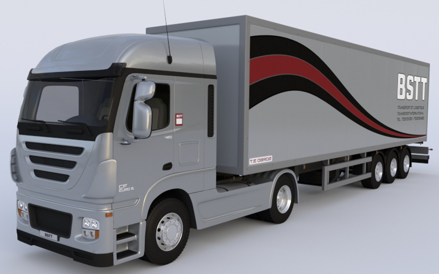 Container Truck Model - TurboSquid 1372695