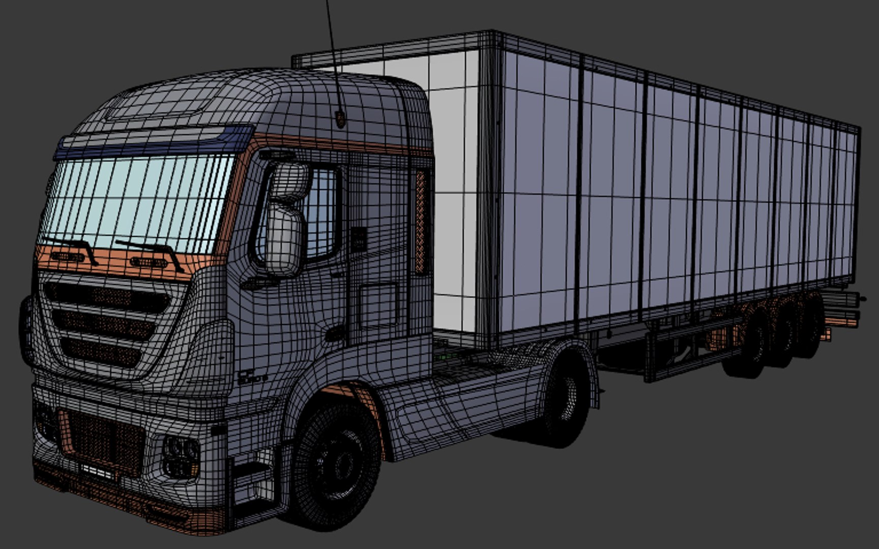 Container Truck Model - TurboSquid 1372695