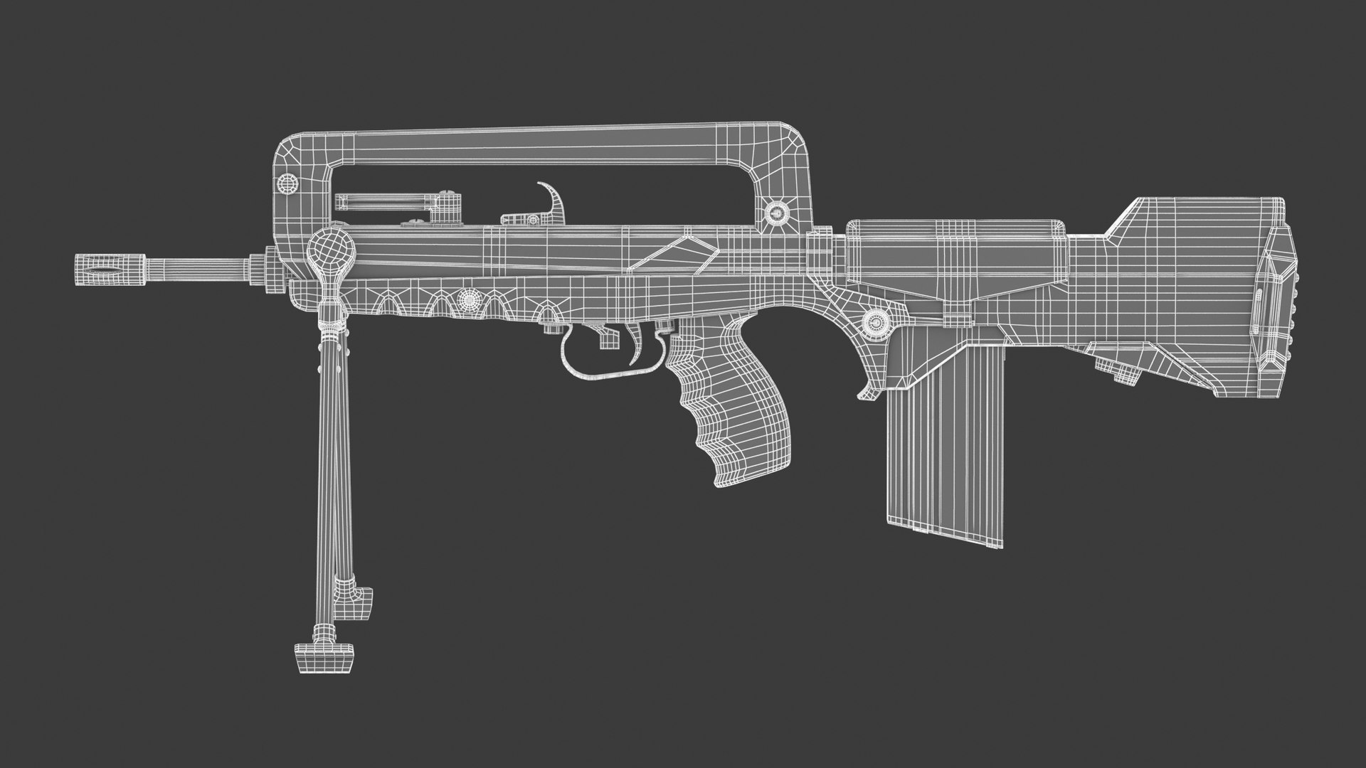 FAMAS 3D model - TurboSquid 1879548