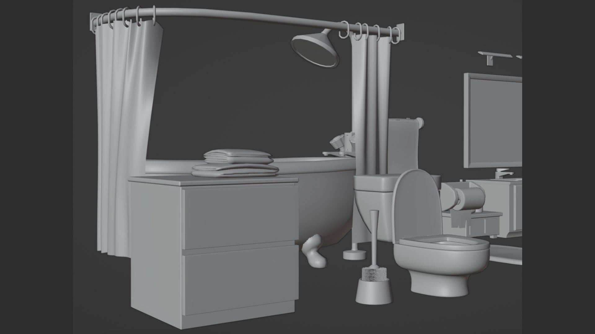 3D Ultimate Bathroom Pack Model - TurboSquid 2236434