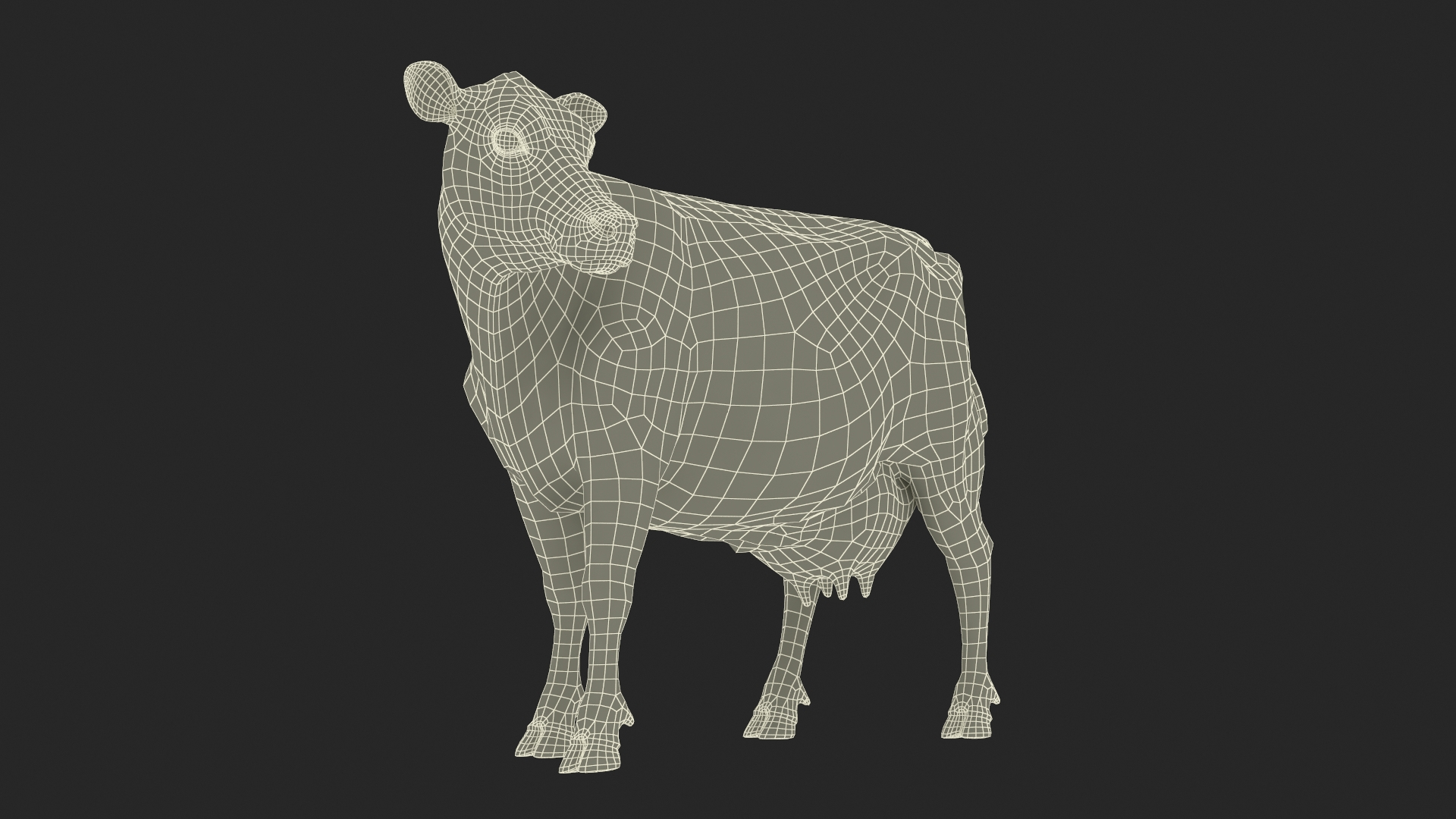 Channel Island Cow Brown Model - TurboSquid 2312375