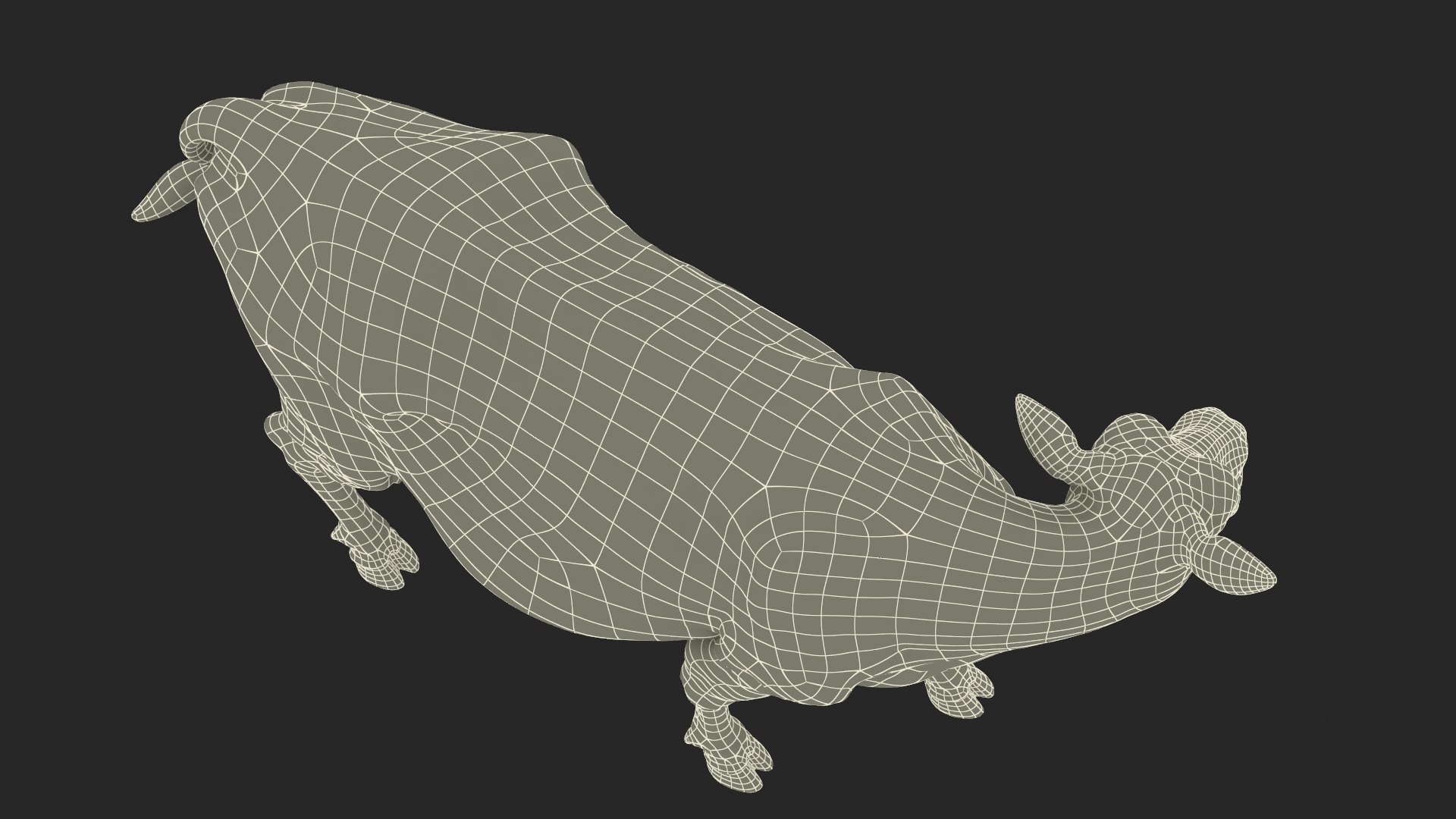 Channel Island Cow Brown Model - TurboSquid 2312375