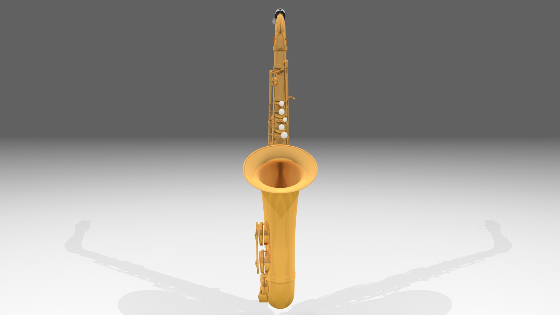 3d model alto sax saxophone