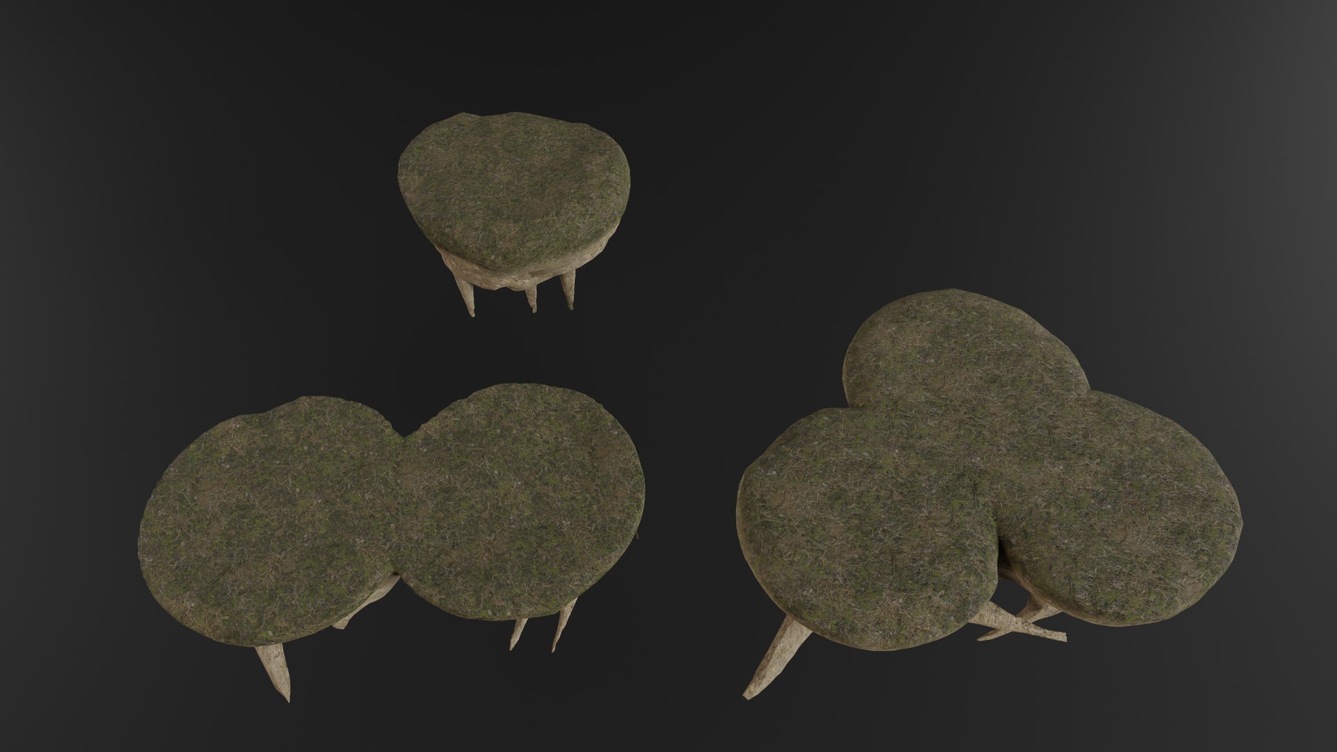 Floating Rocks 3D Model - TurboSquid 2211726
