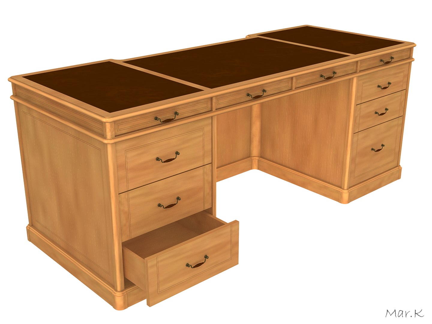 3d Writing Desk Model