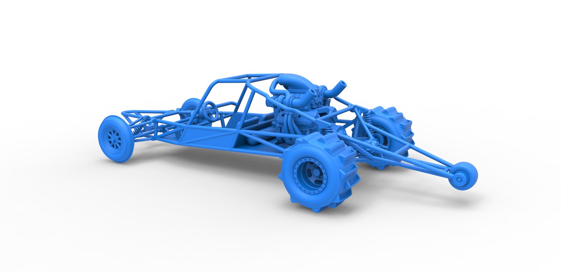 3D Model Diecast Sand Drag Rail Buggy Scale 1 To 25 - TurboSquid 2009609