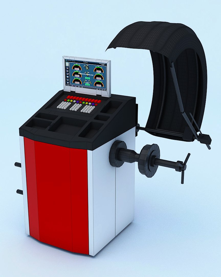 3d wheel center model