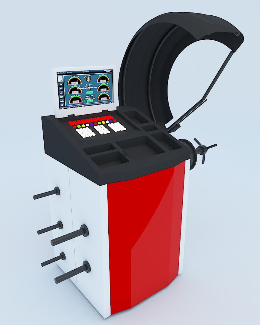 3d wheel center model