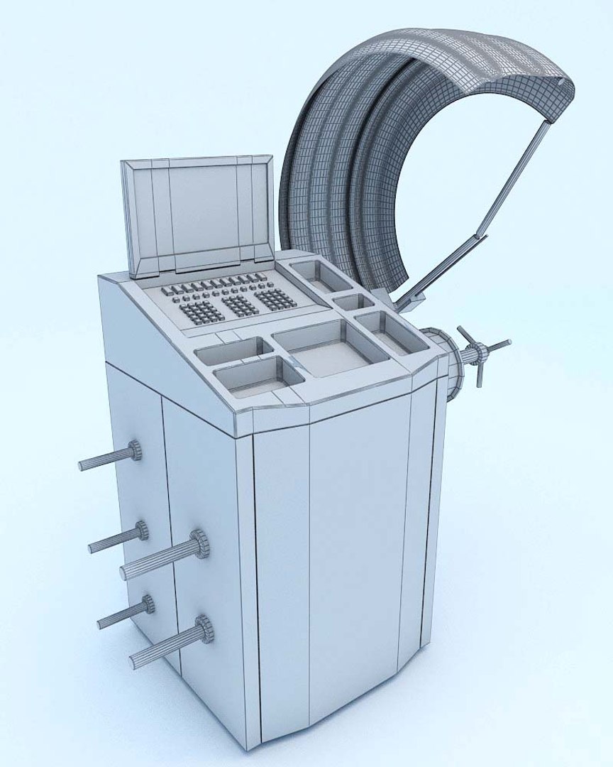 3d wheel center model