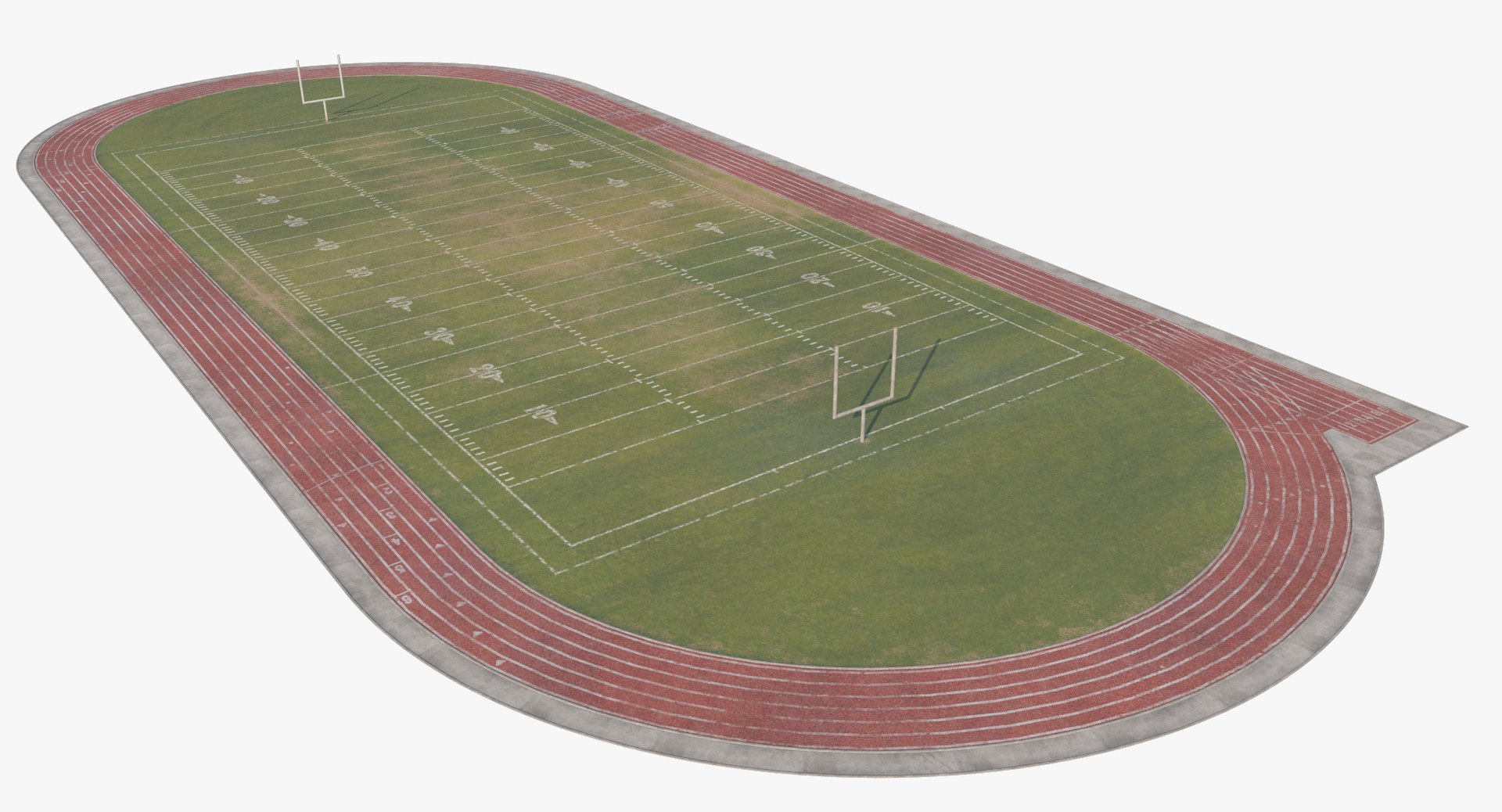 American Football Field 3D - TurboSquid 1894384