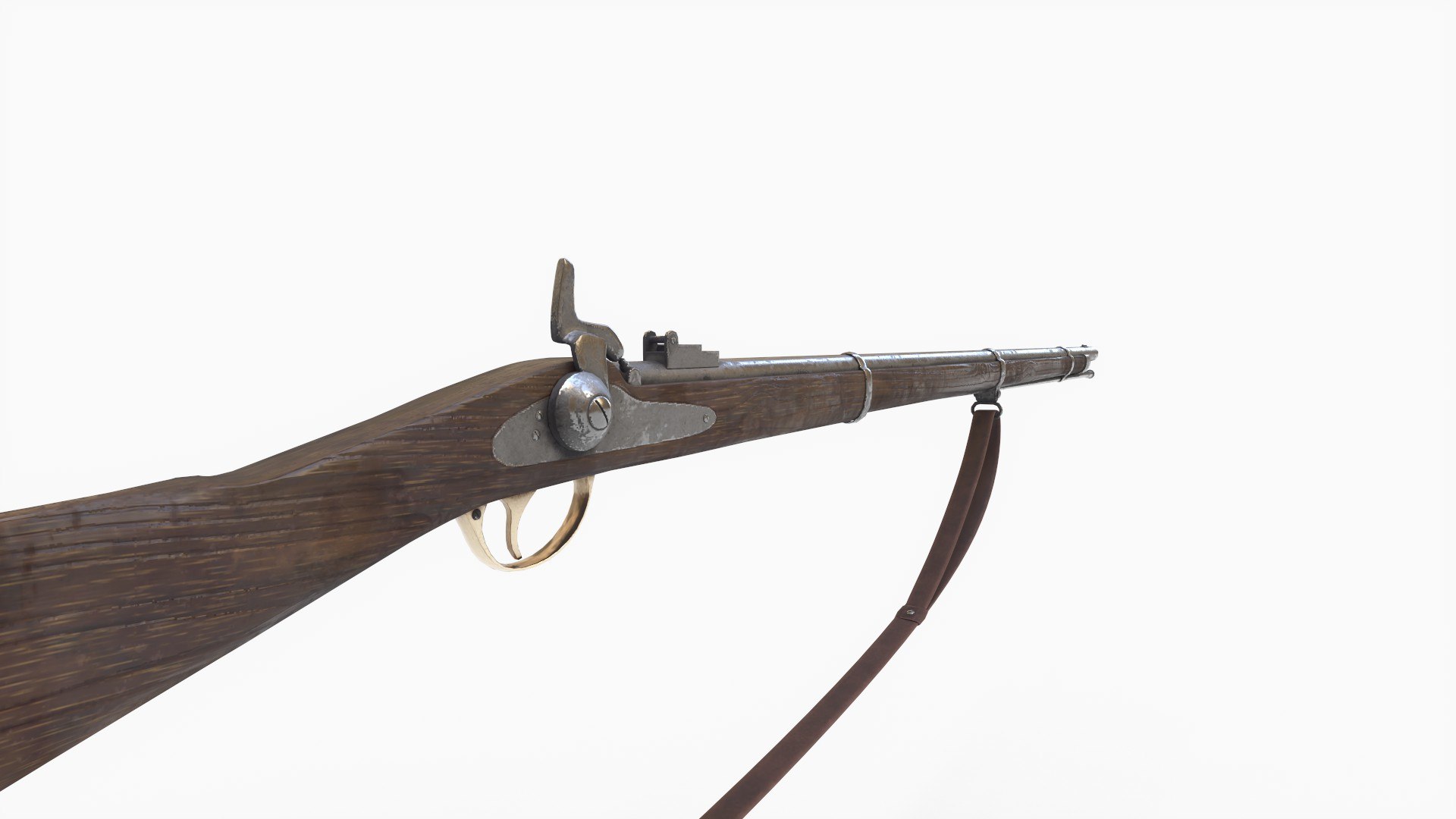 Musket Rifle 3D Model - TurboSquid 2182208