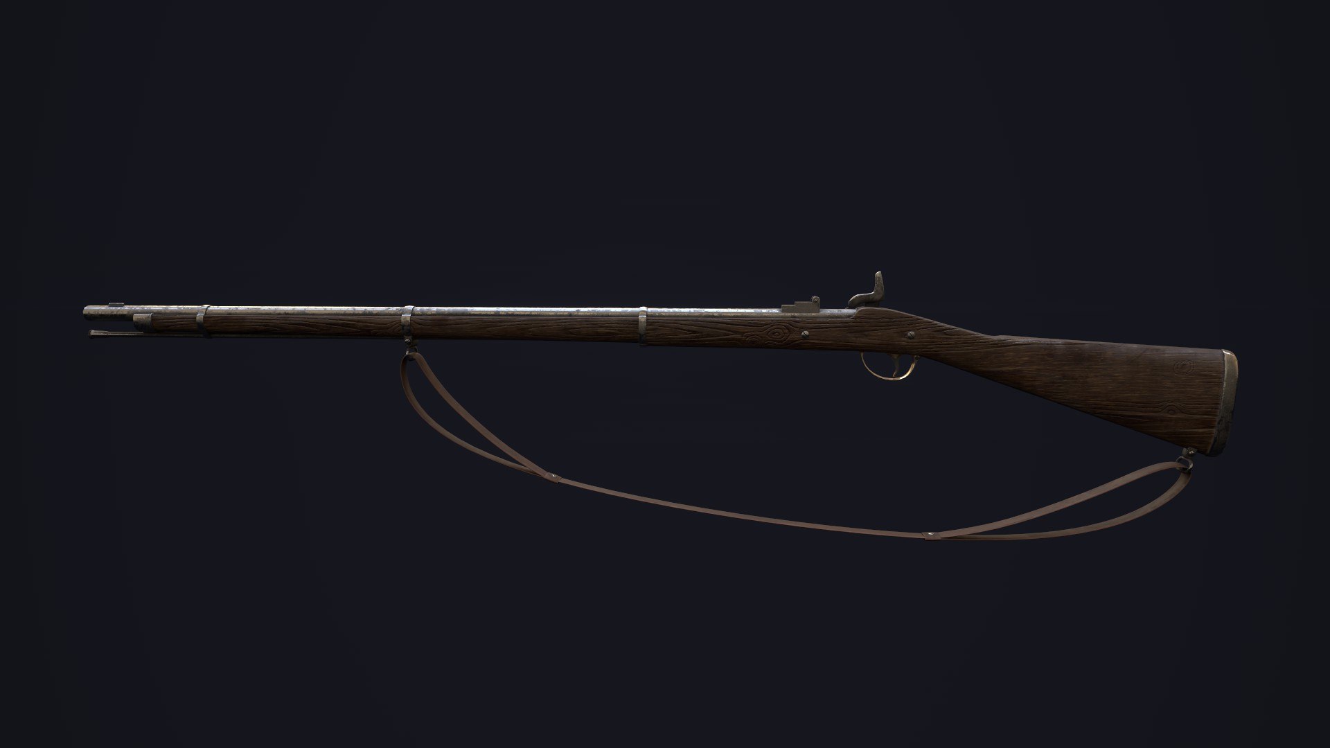 Musket Rifle 3D Model - TurboSquid 2182208