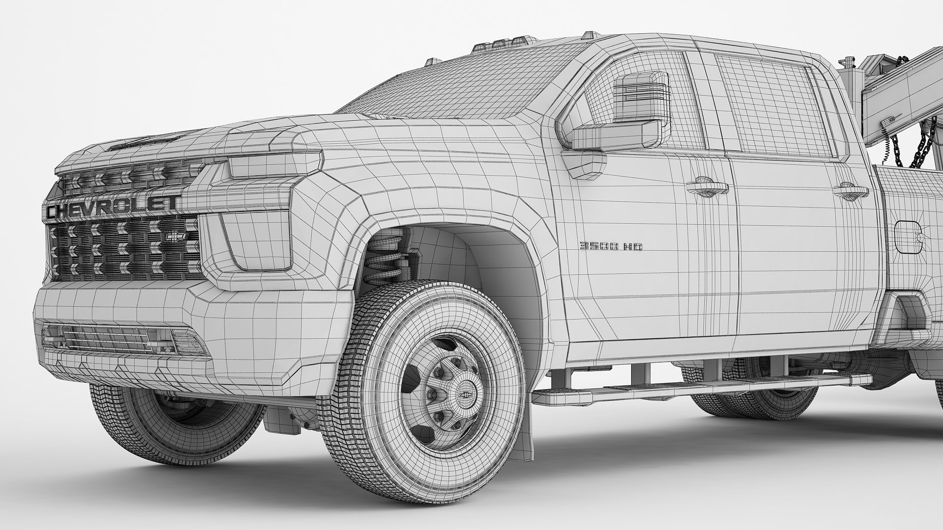 3D Chevrolet Silverado 3500 HD 2021 08 model - TurboSquid 1773236