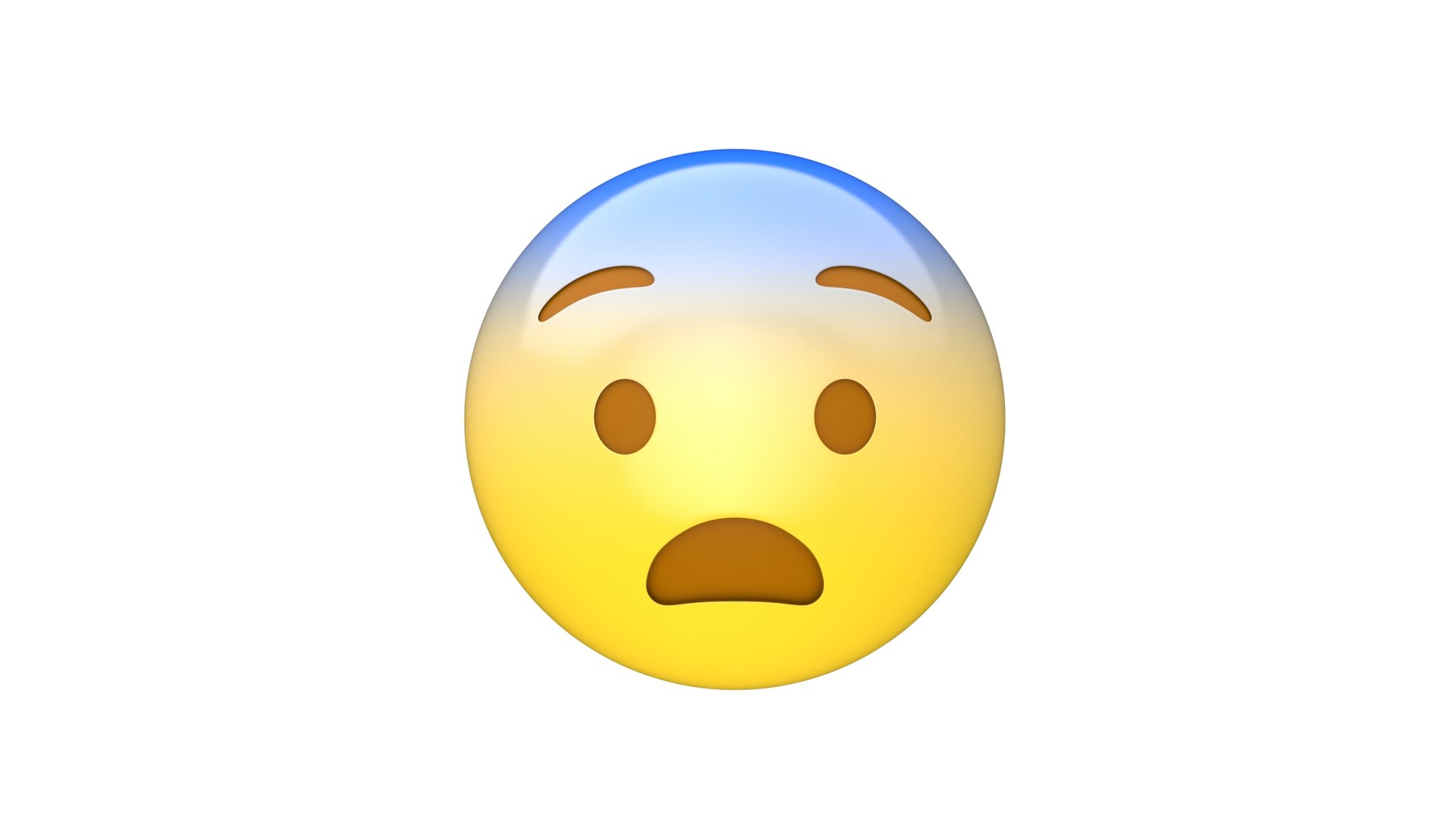 3D Apple Fearful Face model - TurboSquid 1771667