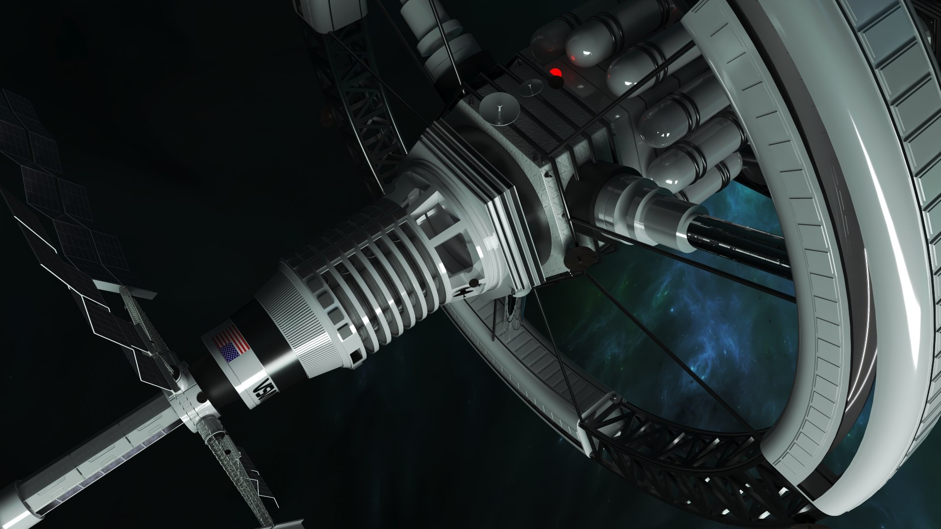 3D Space Station High Quality - TurboSquid 1956634