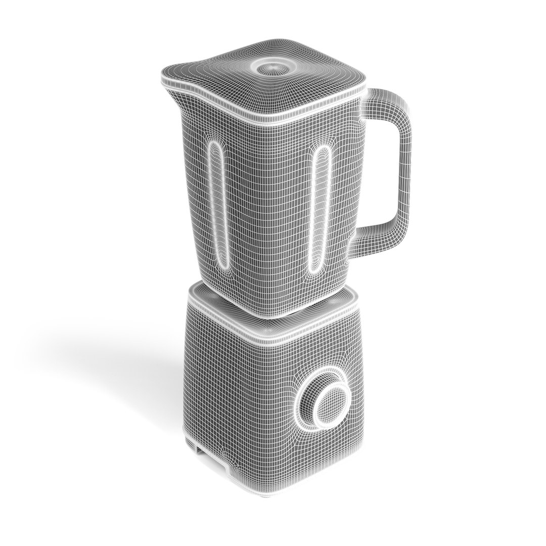 Silver Blender 3D Model - TurboSquid 1551655