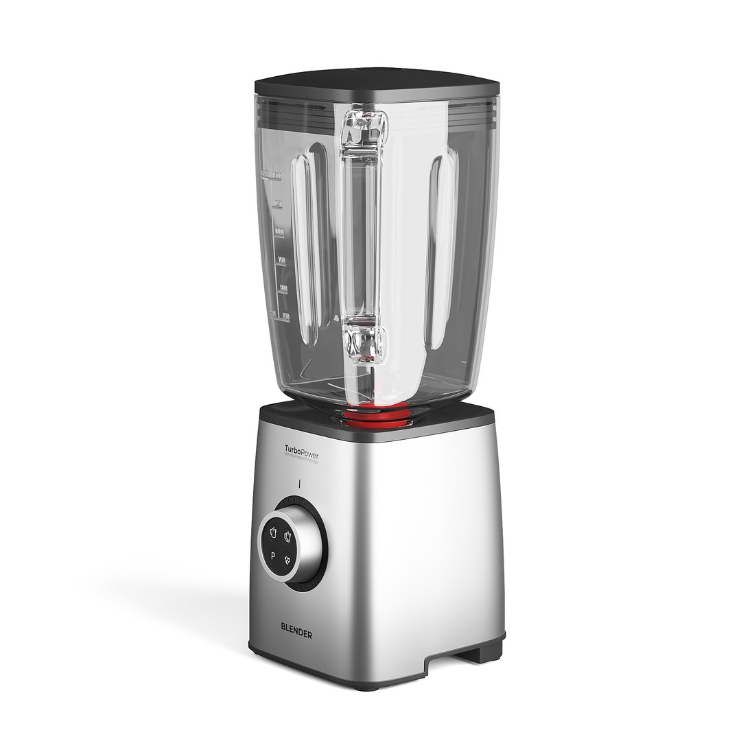 Silver Blender 3D Model - TurboSquid 1551655