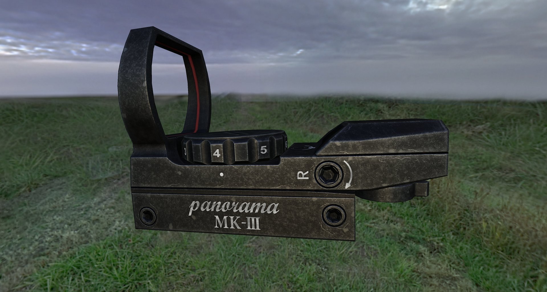 Hakko Gun Sight 3d Model