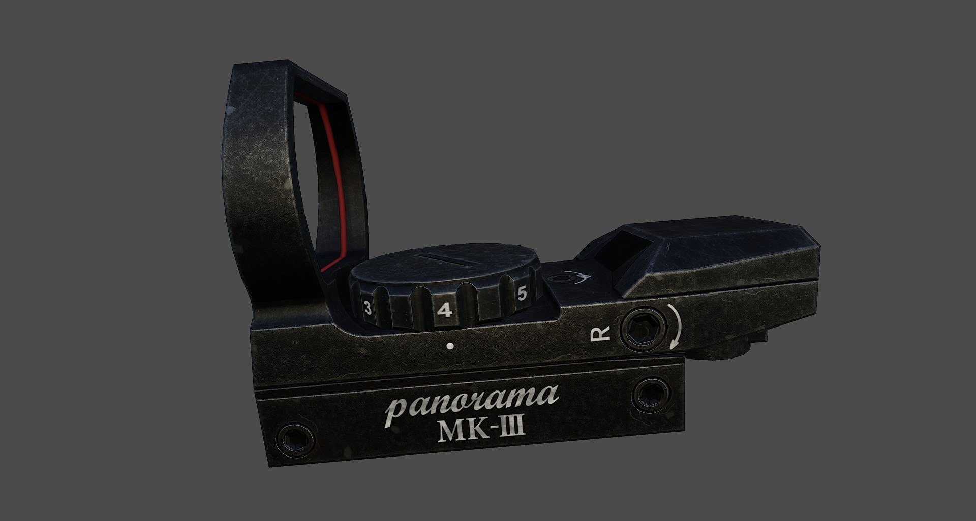 Hakko Gun Sight 3d Model