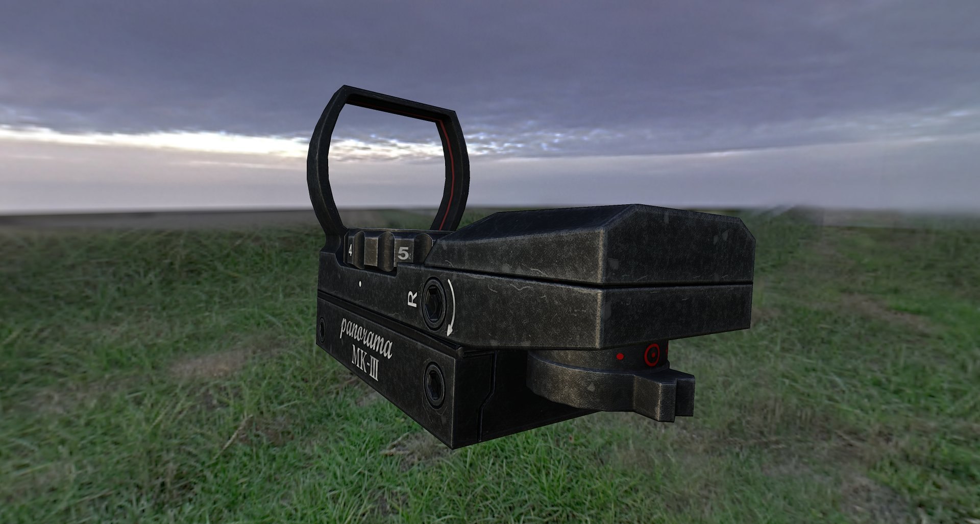 Hakko Gun Sight 3d Model