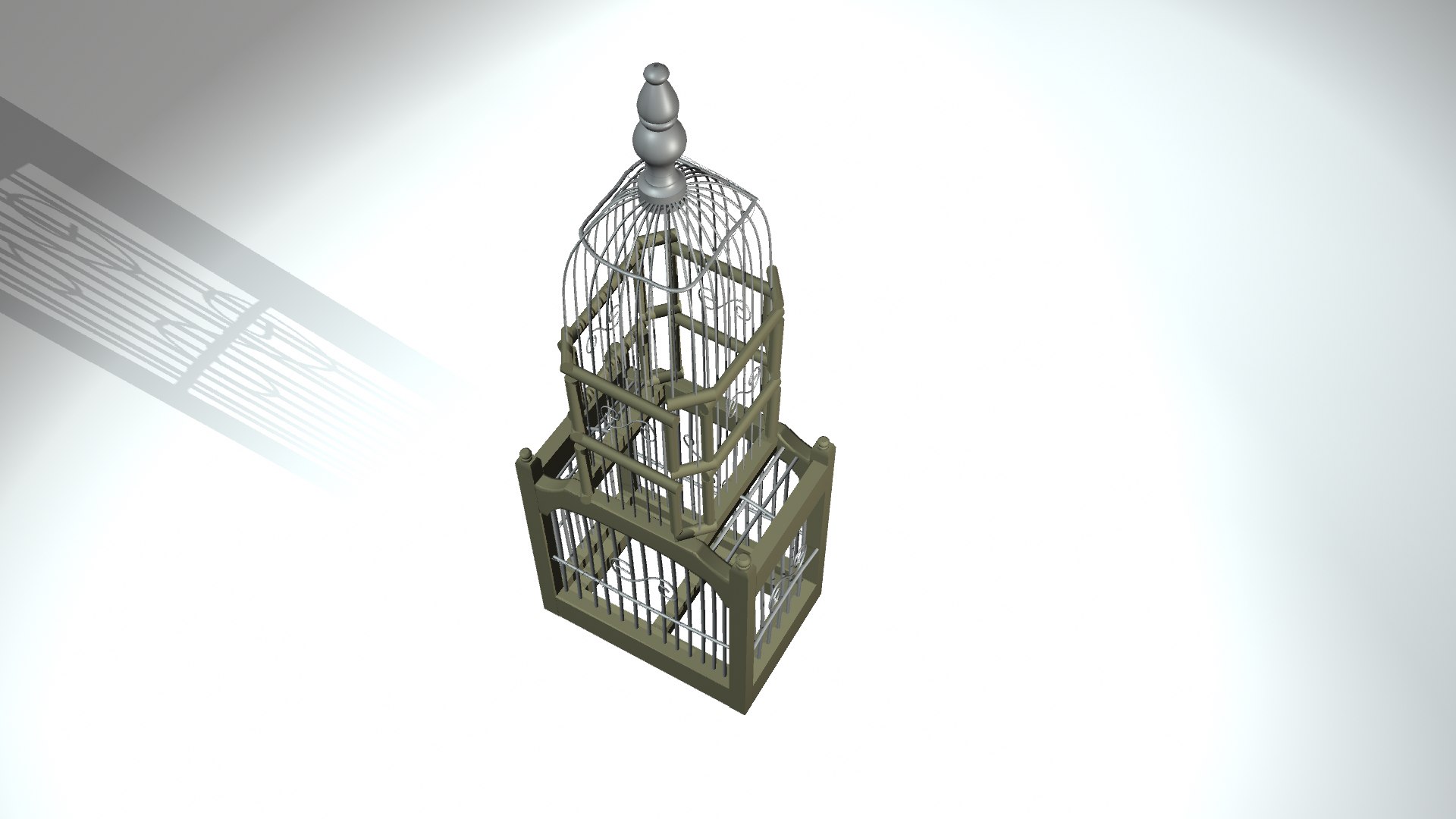 3D Bird Cage Model - TurboSquid 1270718
