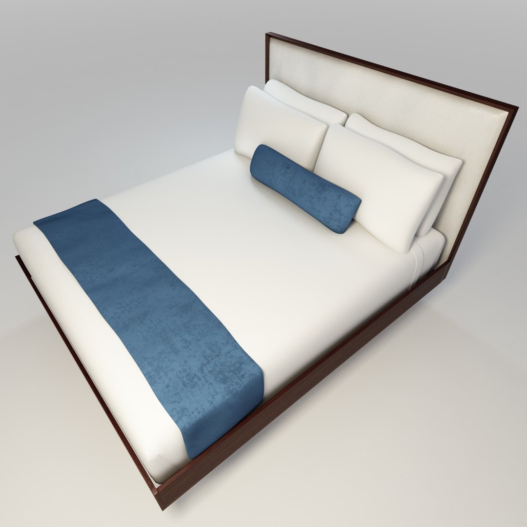 3d Model Floating Bed