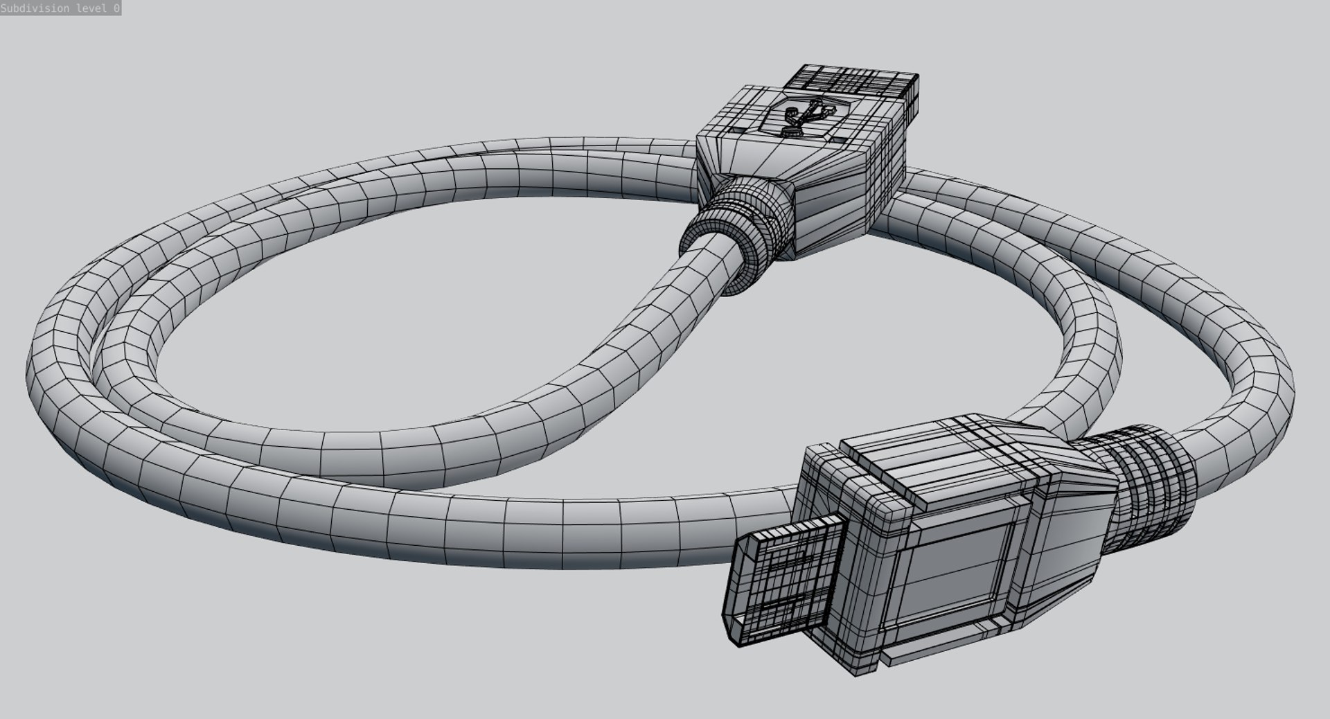 Free 3D Usb Cable - TurboSquid 1274715