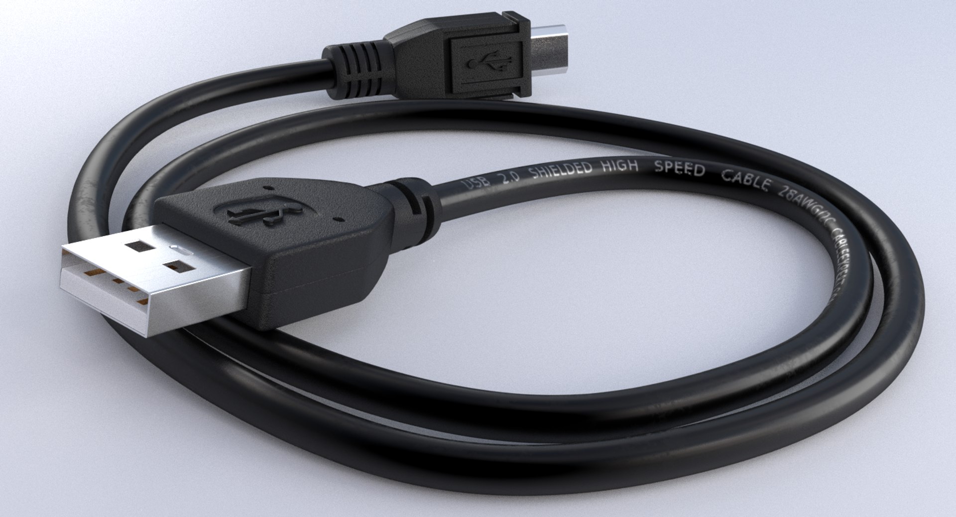 Free 3D usb cable - TurboSquid 1274715