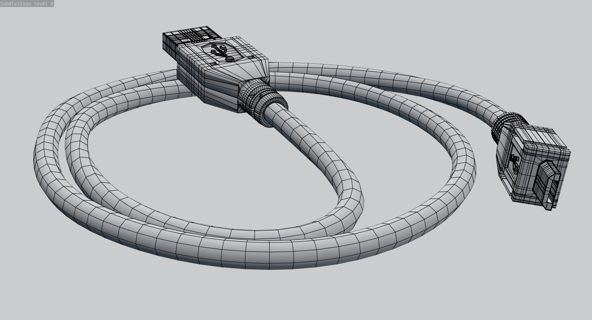 Free 3D Usb Cable - TurboSquid 1274715