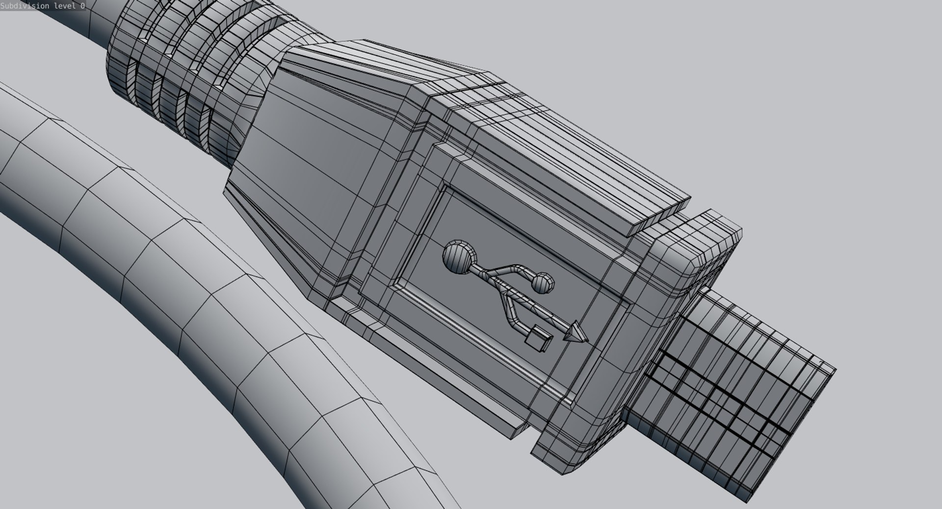 Free 3D Usb Cable - TurboSquid 1274715