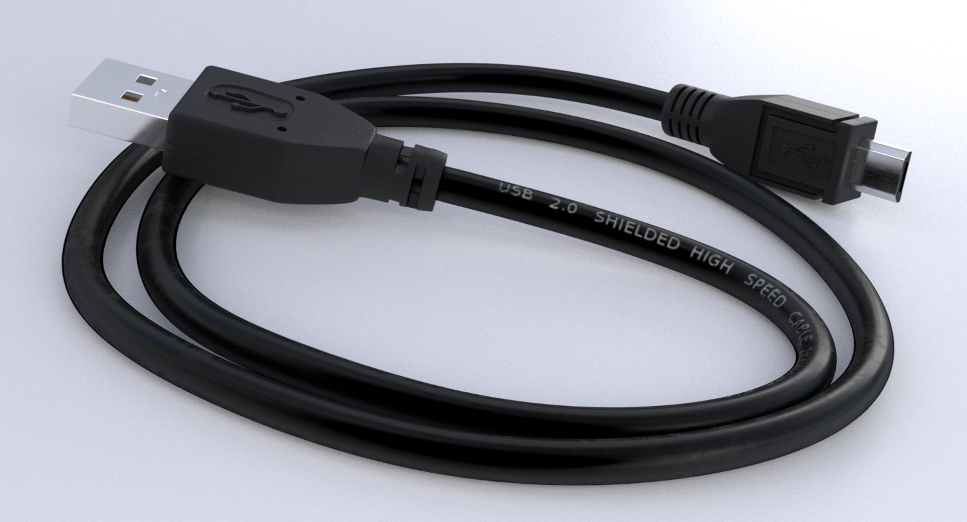 Free 3D Usb Cable - TurboSquid 1274715