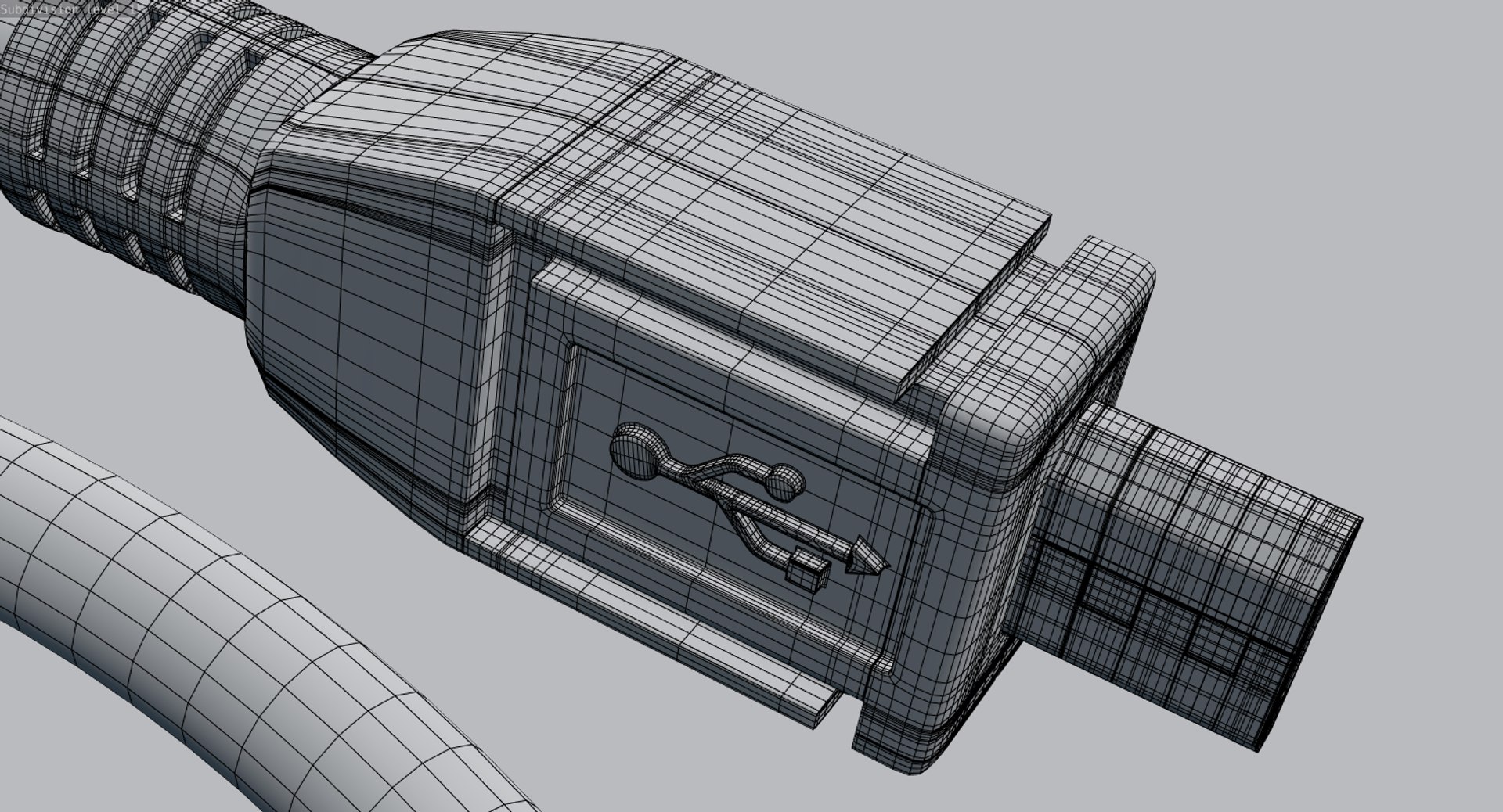 Free 3D Usb Cable - TurboSquid 1274715