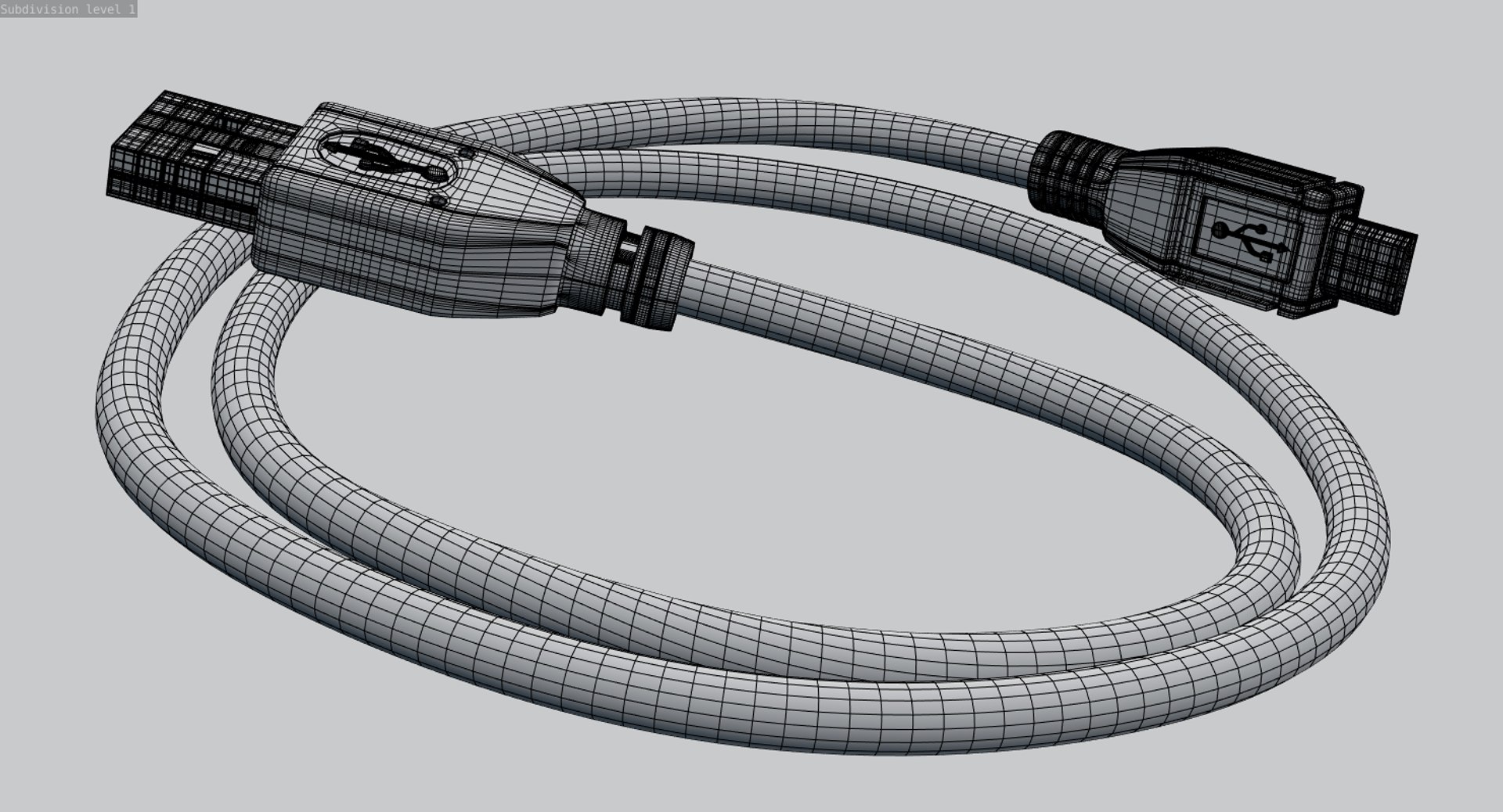 Free 3D Usb Cable - TurboSquid 1274715