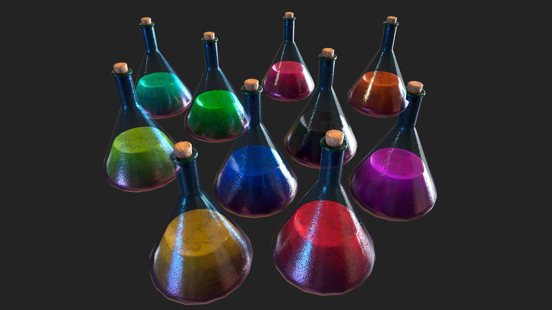 3D Potion Test Tube - TurboSquid 1825583