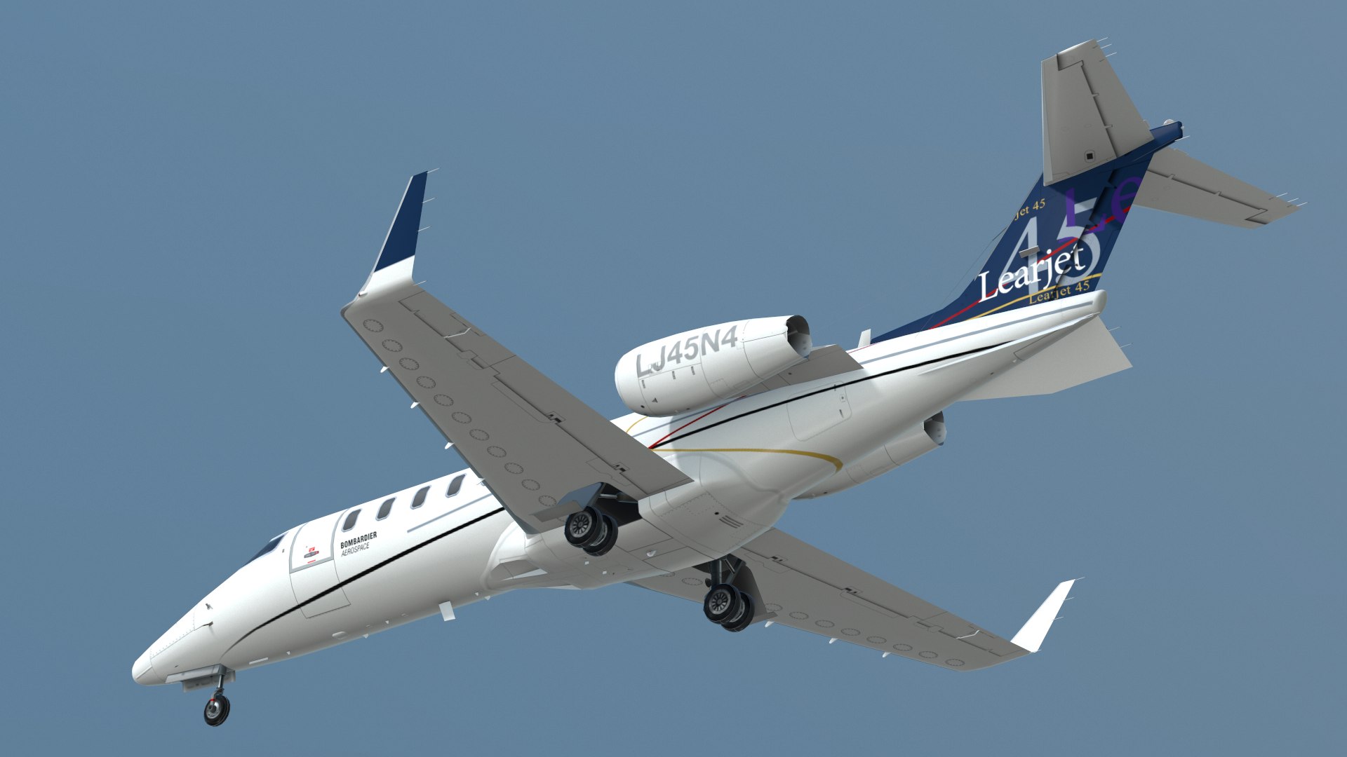 Bombardier Learjet 45 3D Model - TurboSquid 2219163