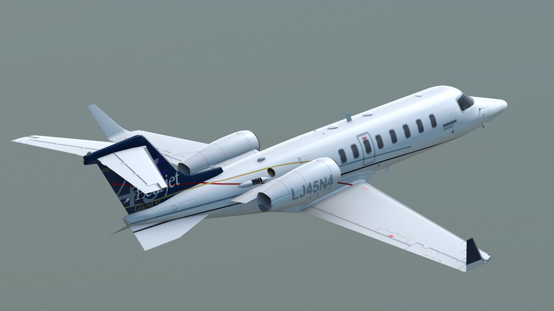 Bombardier Learjet 45 3D Model - TurboSquid 2219163