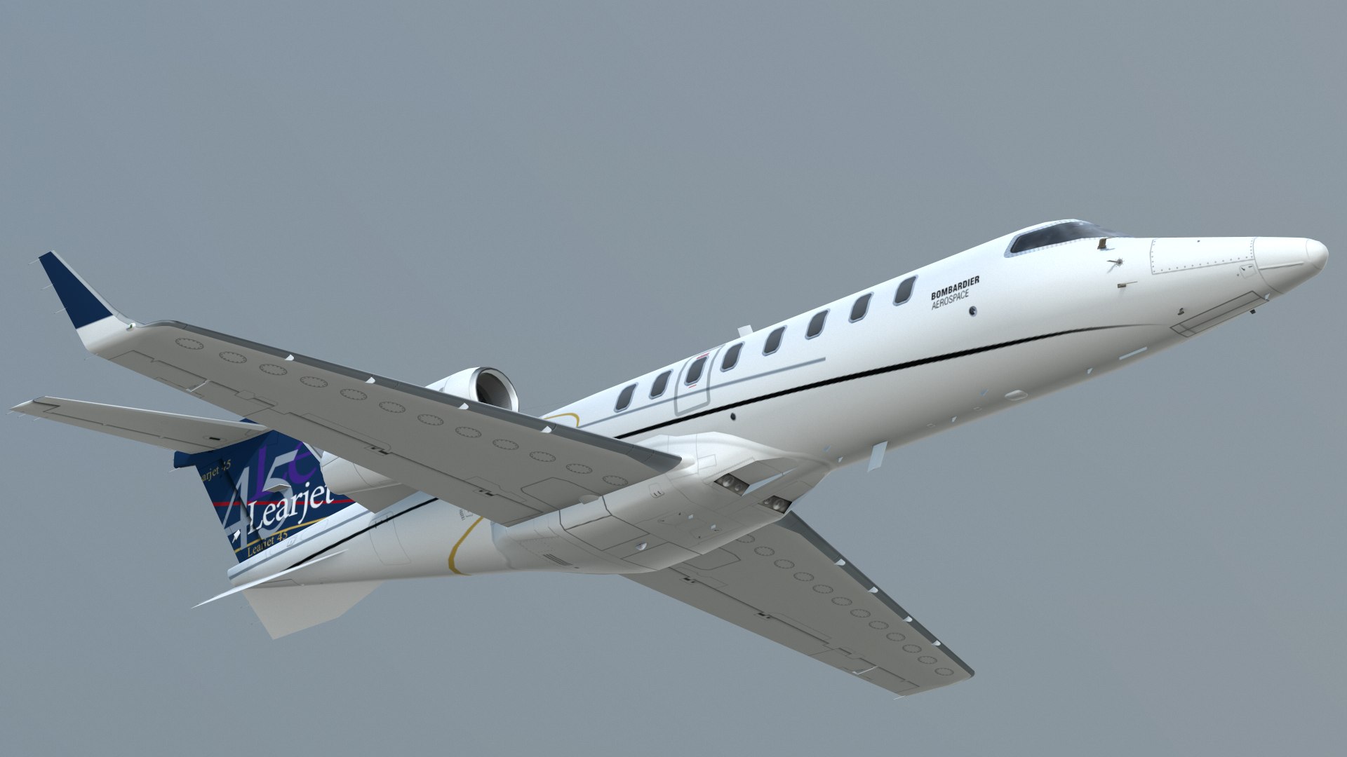 Bombardier Learjet 45 3D Model - TurboSquid 2219163